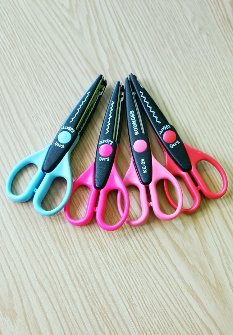 Original Kraft Edgers Scissors from Japan bundle, Hobbies & Toys ...