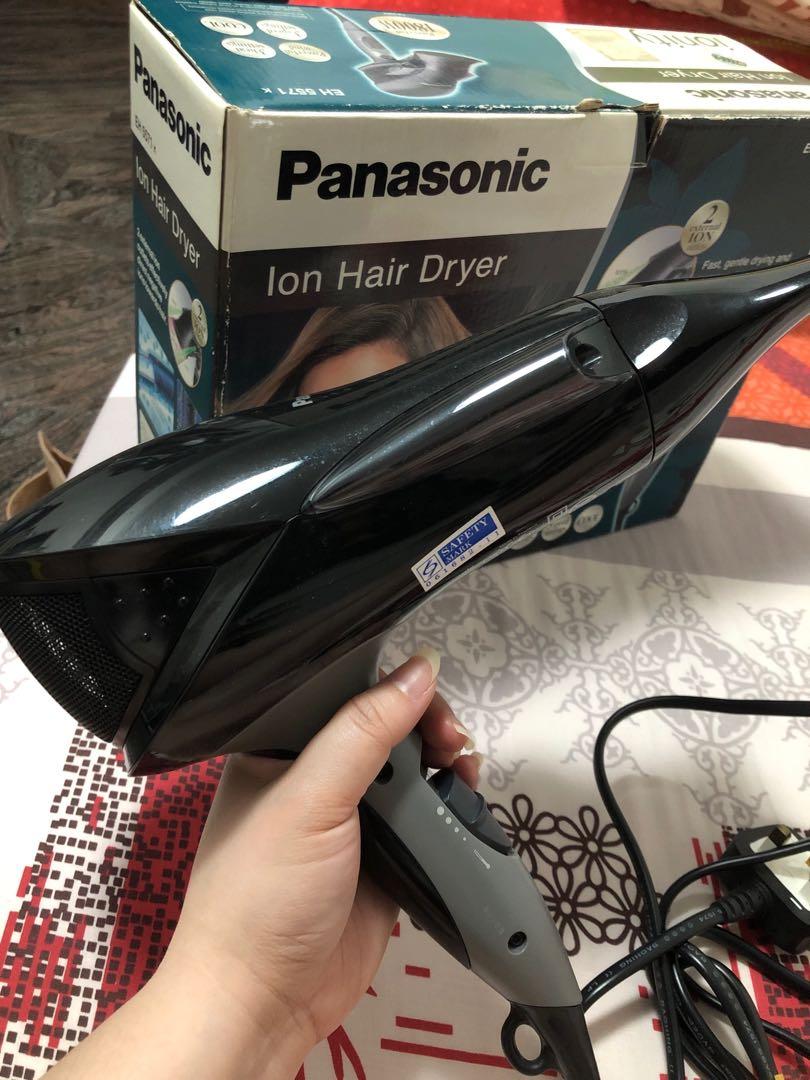 Panasonic ion hair dryer, Beauty & Personal Care, Hair on Carousell