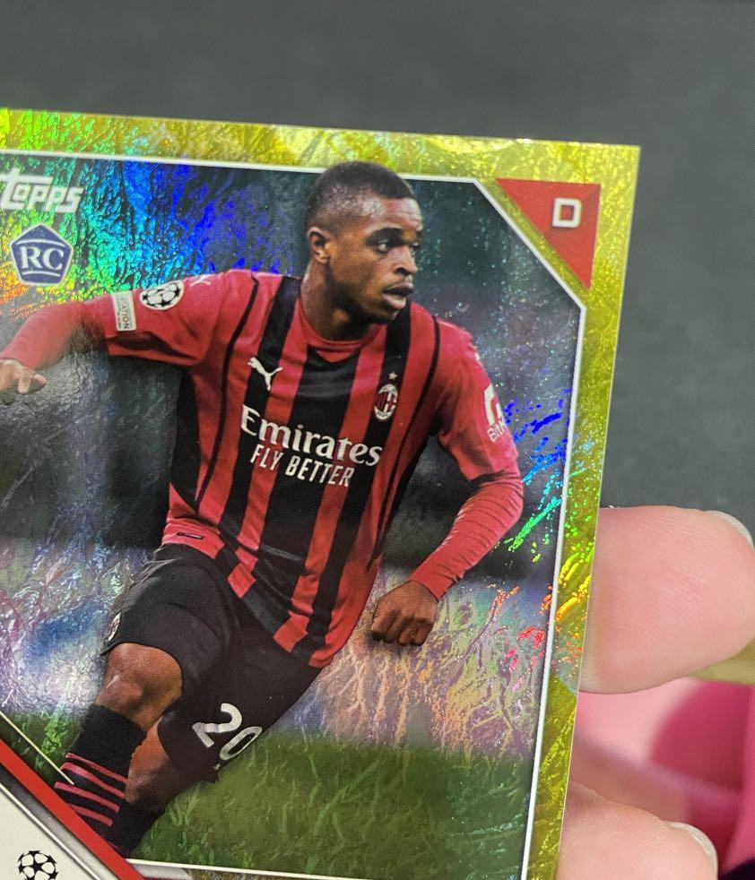 Pierre Kalulu (RC) 21/22 Topps UCL Jade Edition Yellow Jade #/50 ...