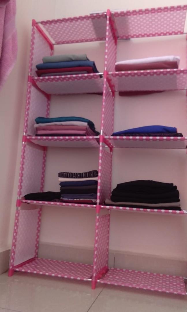 Pink rack, Furniture & Home Living, Furniture, Shelves, Cabinets ...