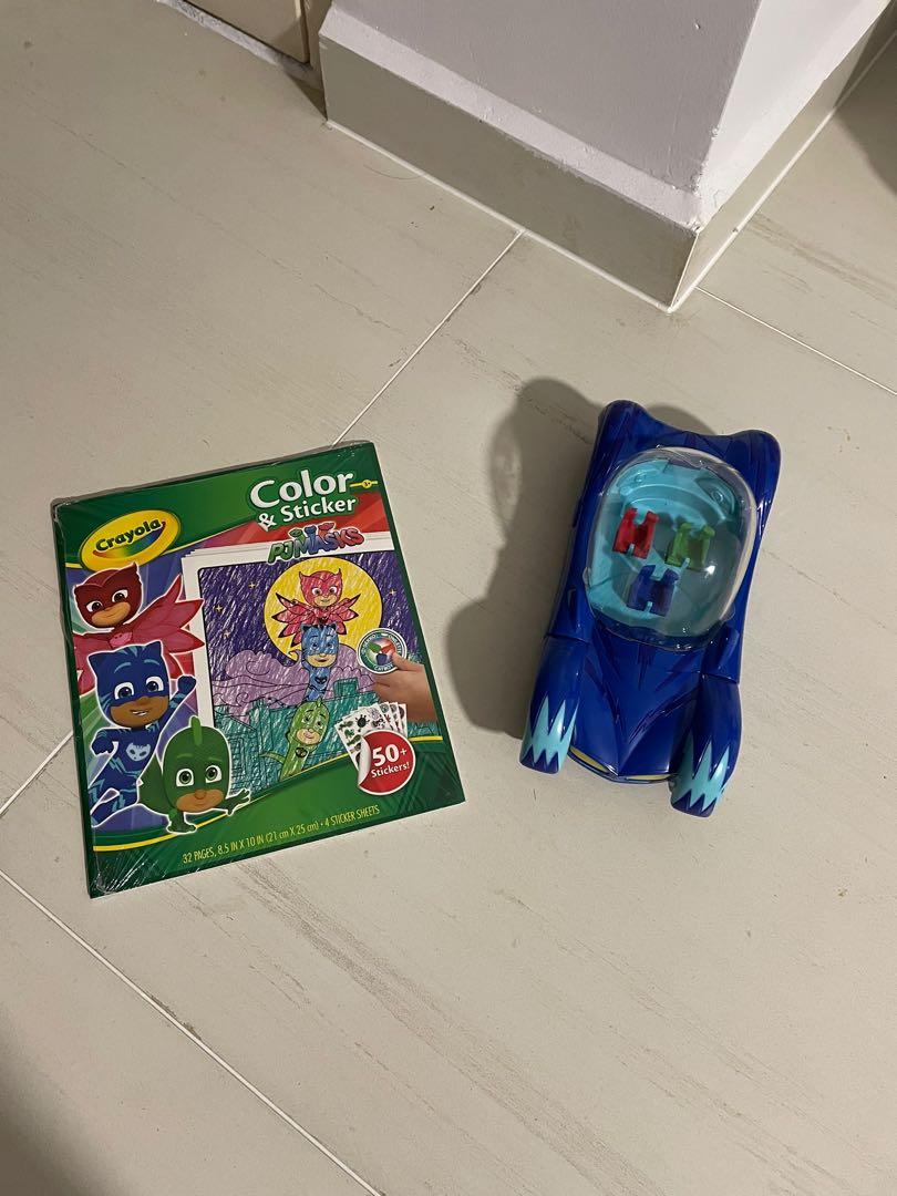 PJ mask colouring set and PJ mask car, Hobbies & Toys, Toys & Games on ...