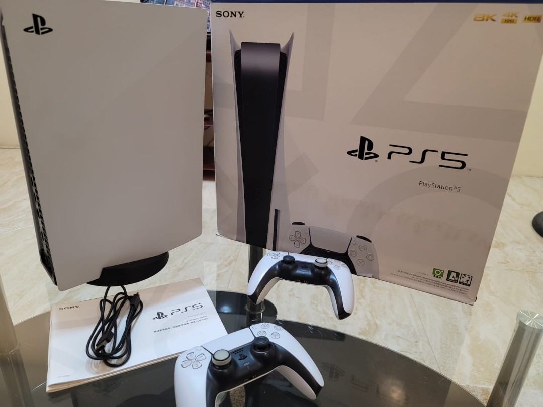 PLAYSTATION 5 (PS5) DISK UNIT FOR SALE with 2 Controller's, Video ...