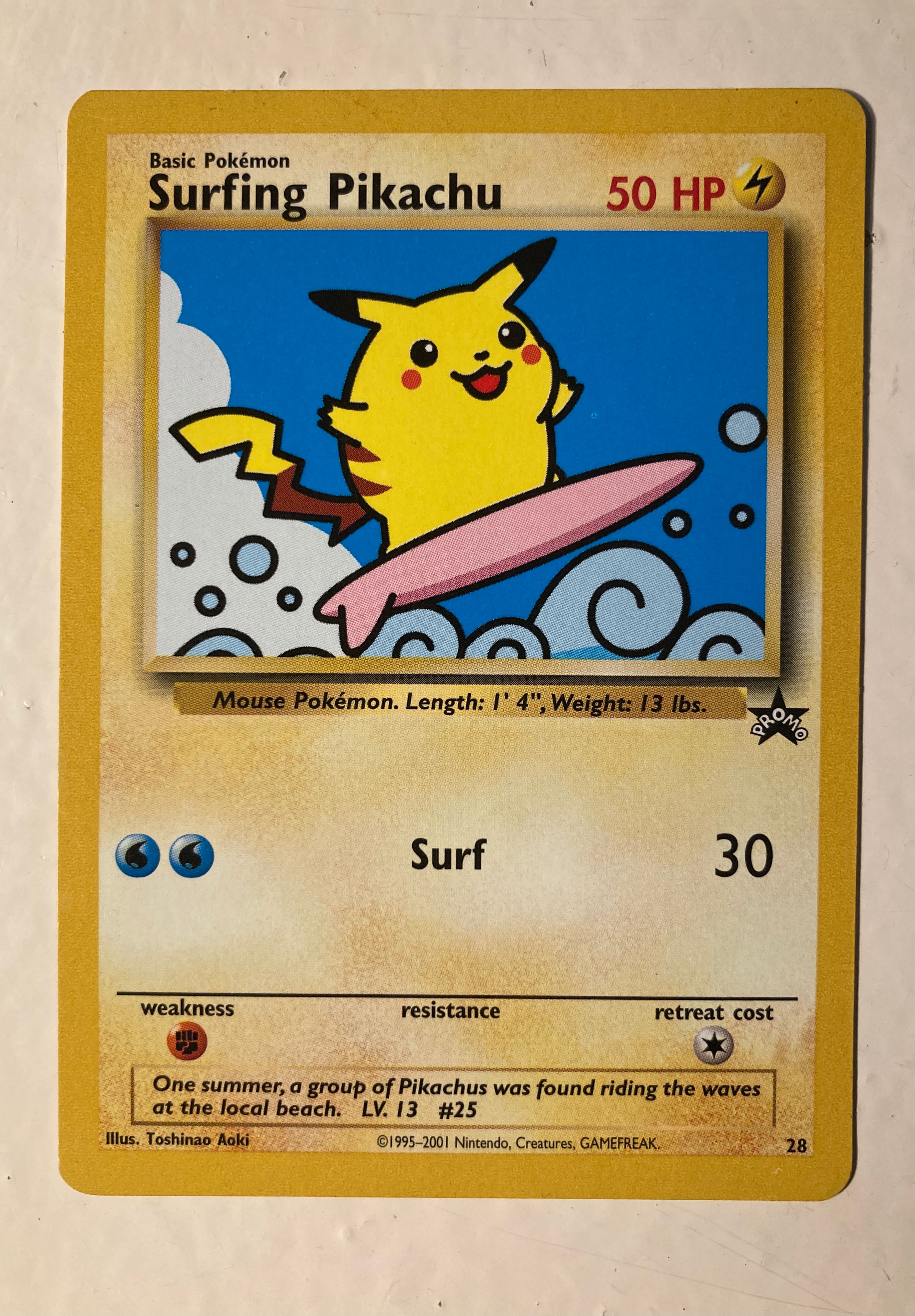 Pokemon TCG - Surfing Pikachu Promo, Hobbies & Toys, Toys & Games on ...