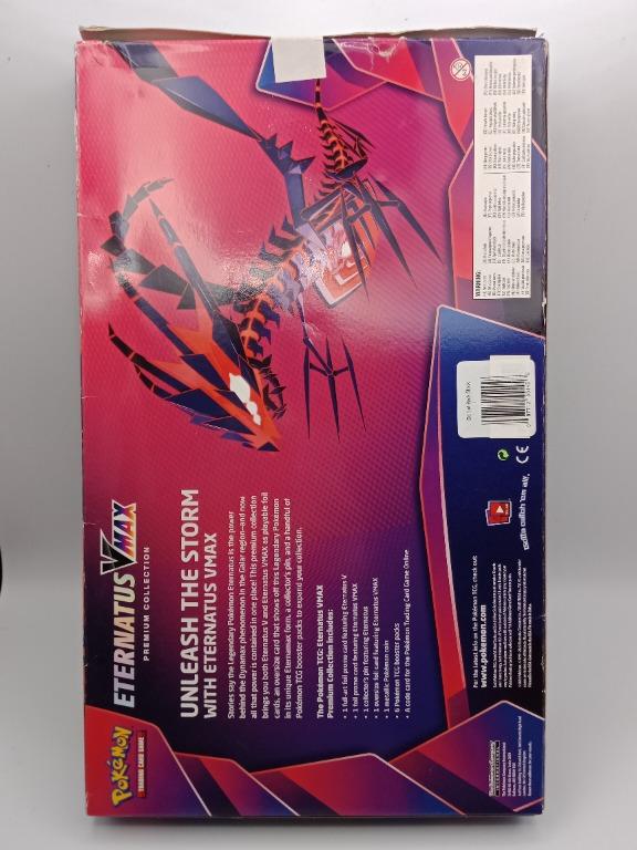 POKEMON Trading Card Games TCG Eternatus VMAX Premium Collection Box 6 ...