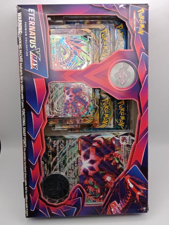 POKEMON Trading Card Games TCG Eternatus VMAX Premium Collection Box 6 ...
