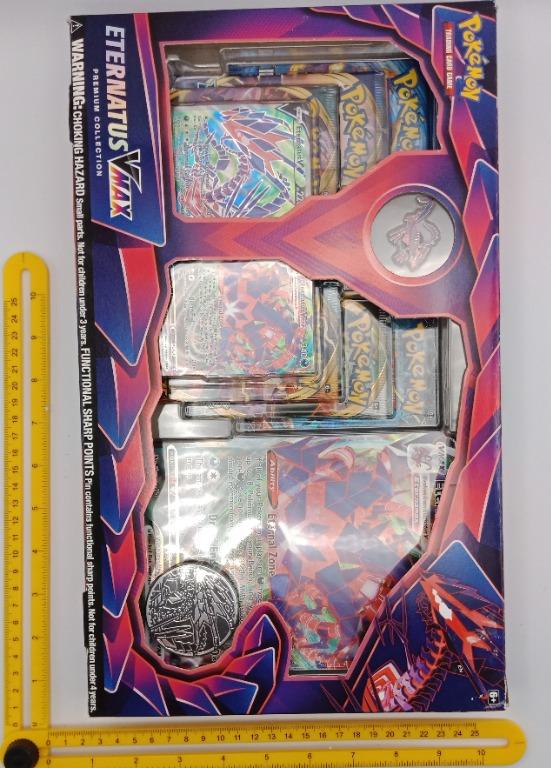 POKEMON Trading Card Games TCG Eternatus VMAX Premium Collection Box 6 ...
