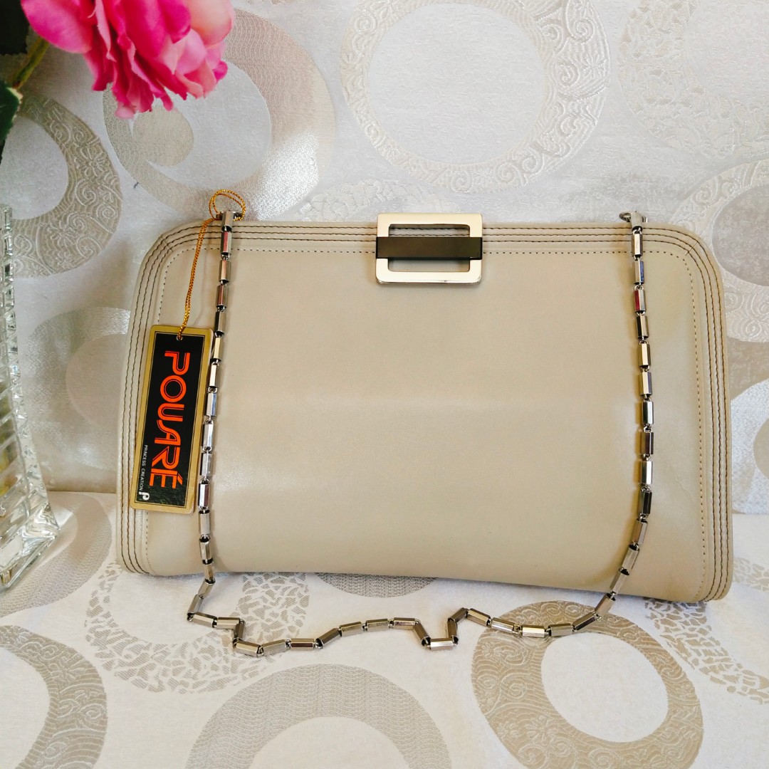 Pouare Textures Clutch Bag with Sling, Women's Fashion, Bags & Wallets ...
