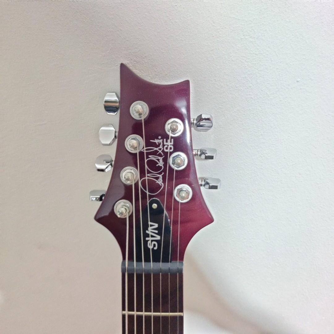 PRS SVN 7 String Electric guitar (Black Cherry), Hobbies & Toys, Music ...