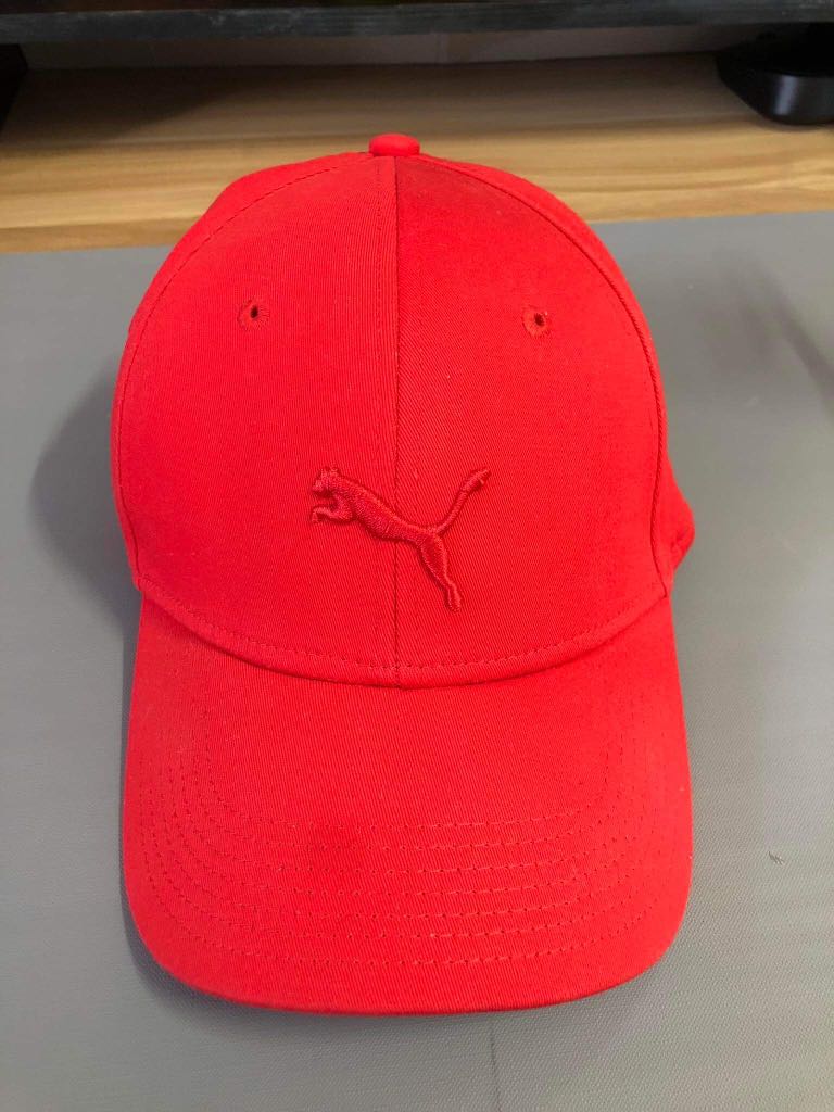 Puma All Red Cap, Men's Fashion, Watches & Accessories, Caps & Hats on ...