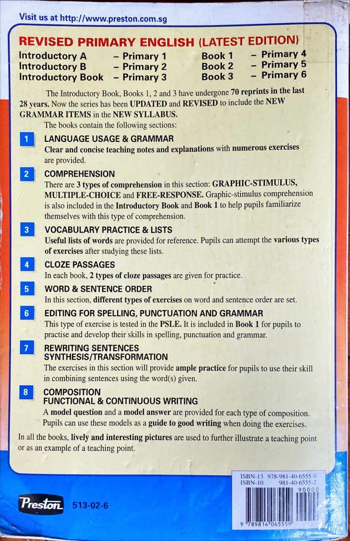 Revised Primary English, About Grammar Intermediate, Fun with Grammar ...