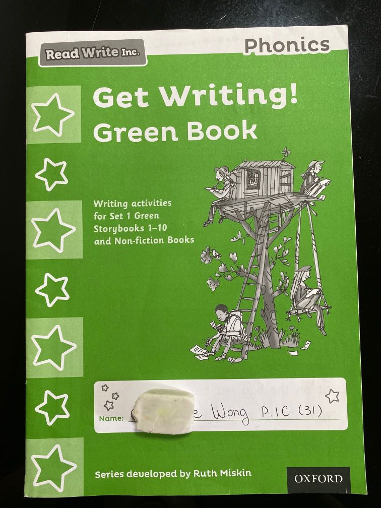 RWI get writing green book, 興趣及遊戲, 書本 & 文具, 教科書 - Carousell