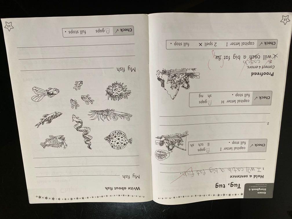 RWI get writing green book, 興趣及遊戲, 書本 & 文具, 教科書 - Carousell