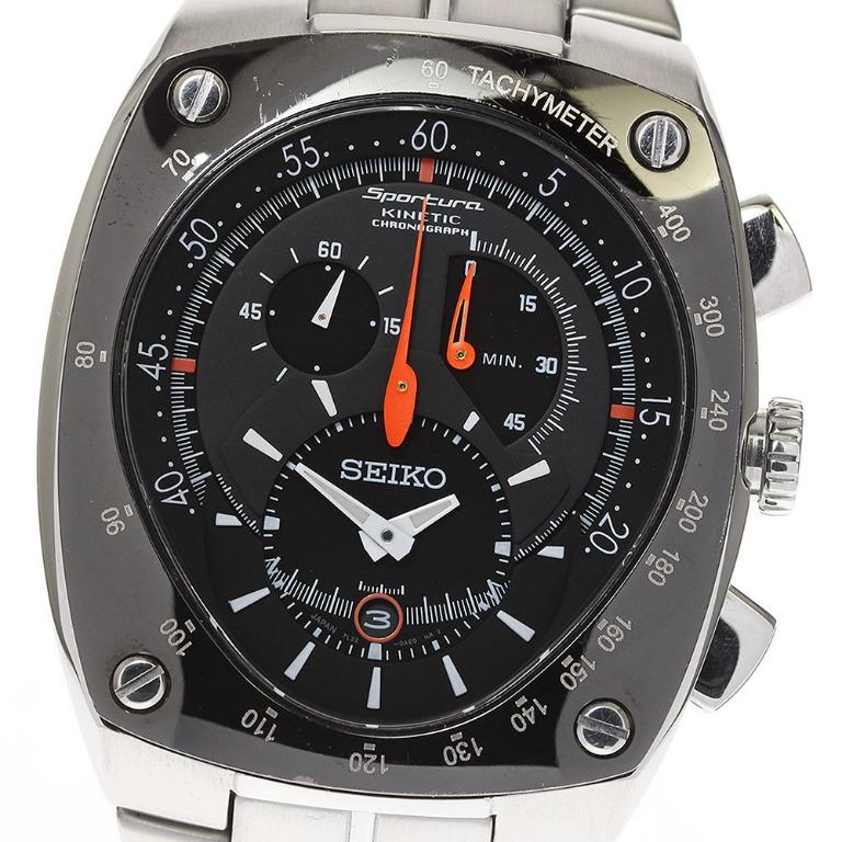 [SEIKO] 精工 Sportura Kinetic 7L22-0AD0 / SNL015 Date Auto 石英 男士, 名牌, 手錶 ...