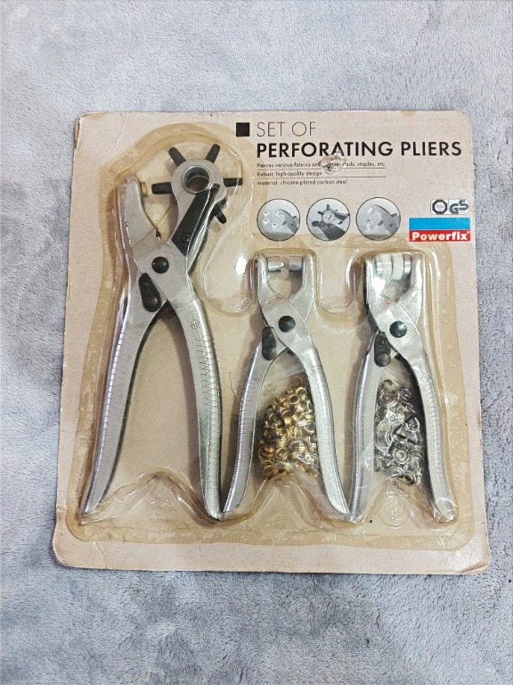 Set of Perforating Pliers Powerfix / No Issue!, Hobbies & Toys ...