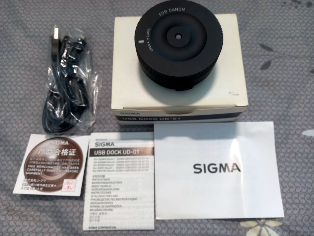 SIGMA USB Dock UD-01 (For Canon mount), Photography, Cameras on Carousell
