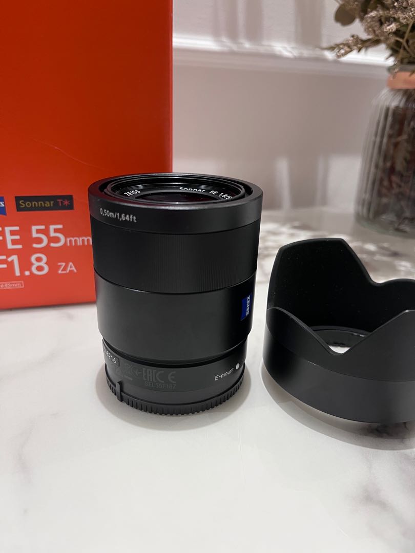 sony 55mm f1.8, Photography, Lens & Kits on Carousell