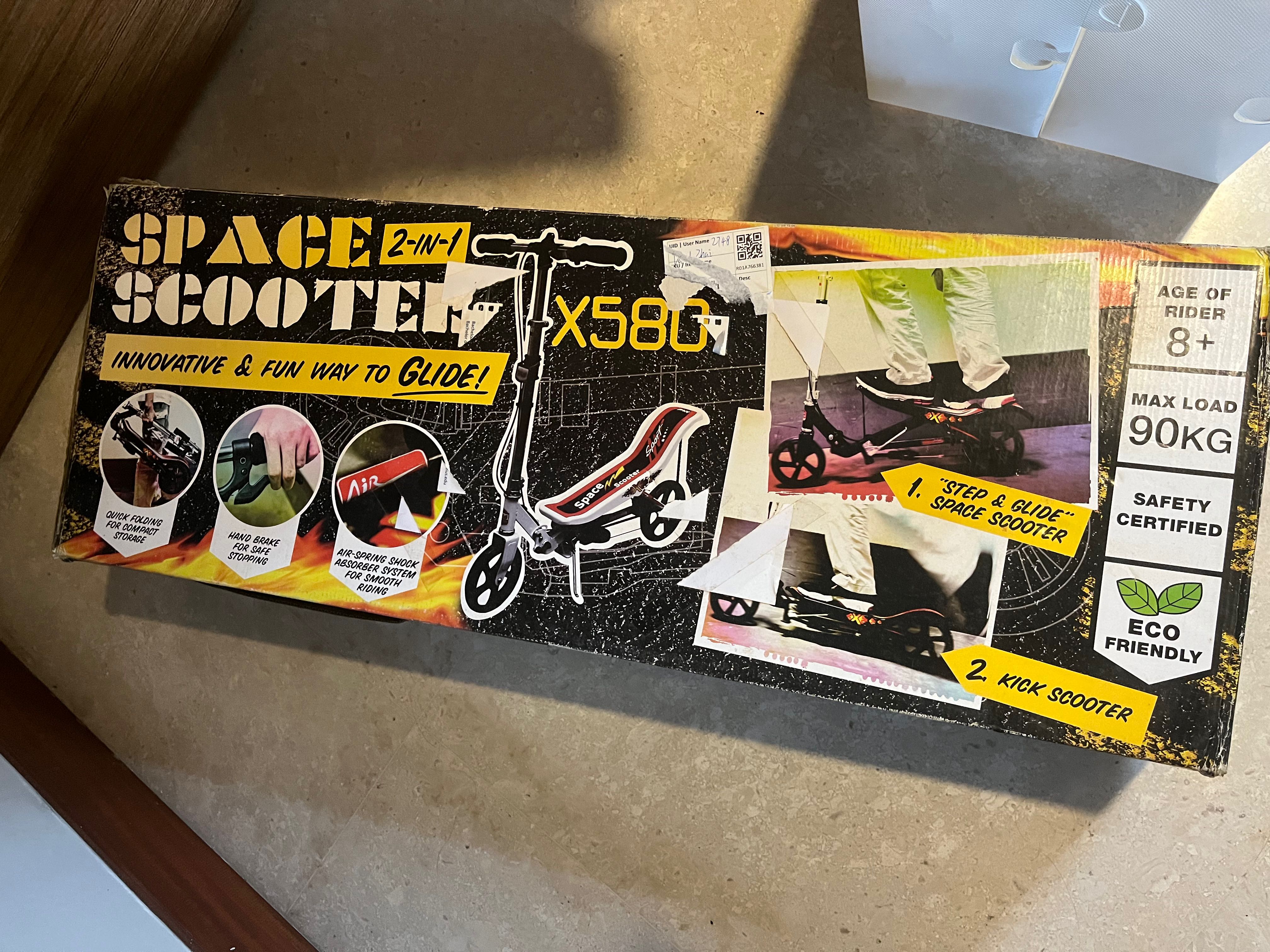 Space Scooter 2in1 X580, Hobbies & Toys, Toys & Games on Carousell