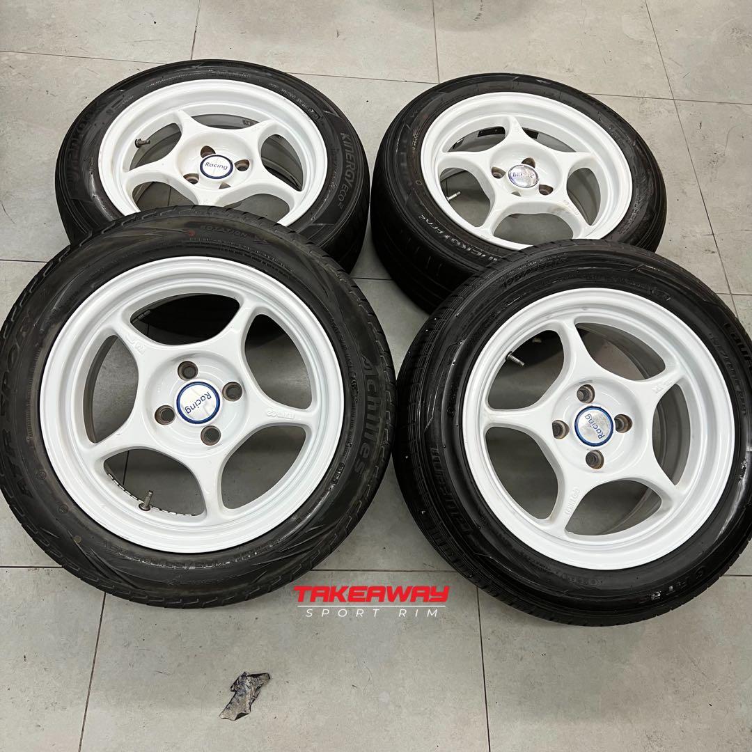 Sport Rim Enkei RPO1 15x7jj pcd100, Auto Accessories on Carousell