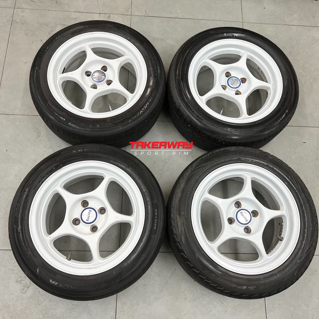 Sport Rim Enkei RPO1 15x7jj pcd100, Auto Accessories on Carousell