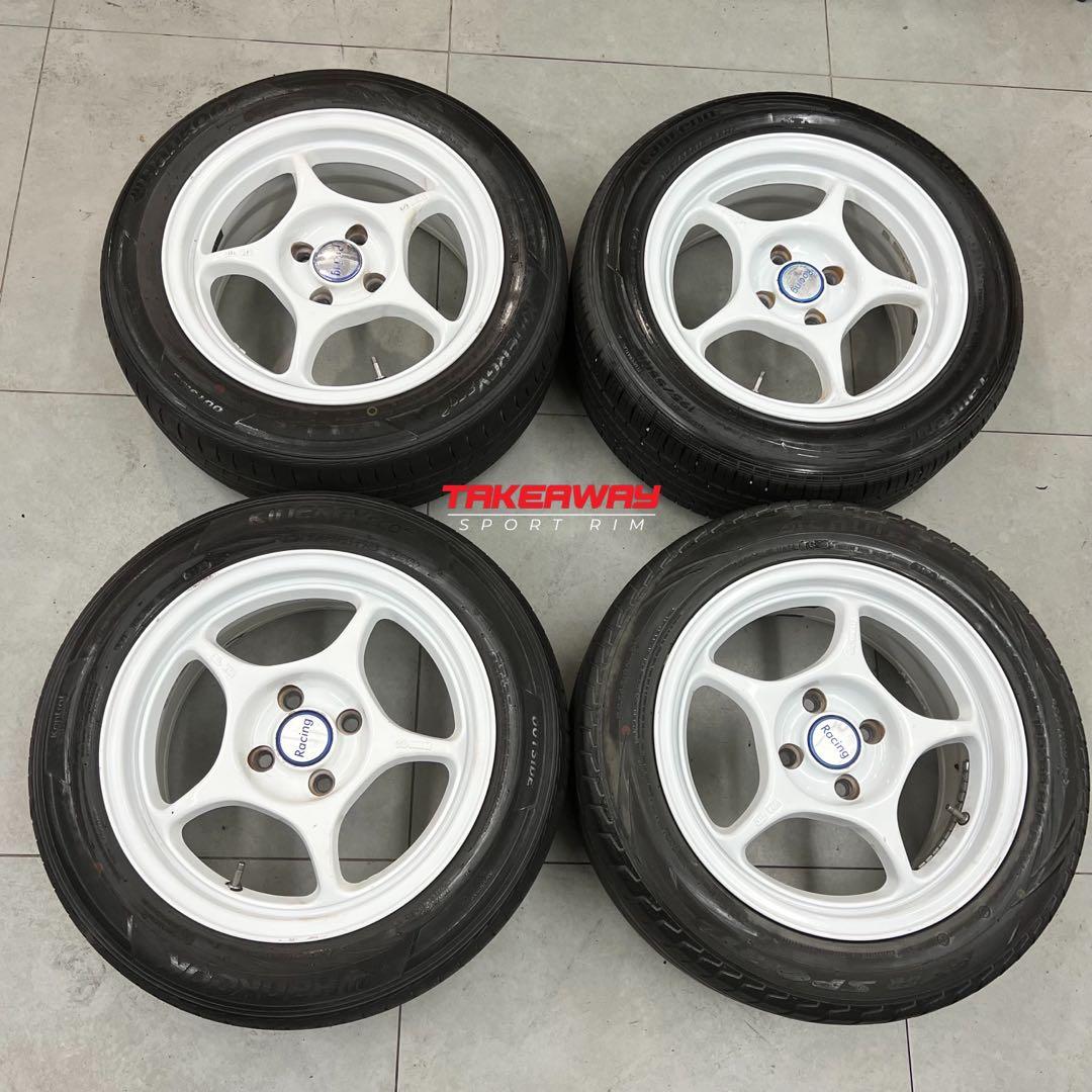 Sport Rim Enkei RPO1 15x7jj pcd100, Auto Accessories on Carousell