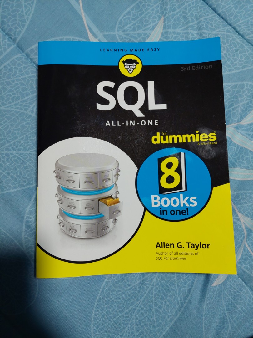 SQL For Dummies, Hobbies & Toys, Books & Magazines, Textbooks on Carousell