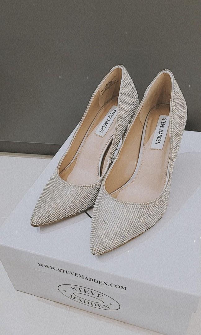 Glitter Steve Madden Silver Pumps Bri Silver Glitter Steve Madden