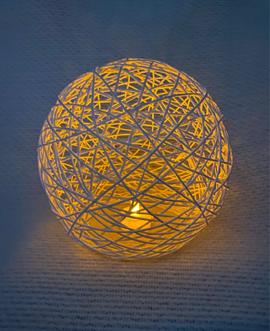 String lamp, Hobbies & Toys, Stationery & Craft, Handmade Craft on ...