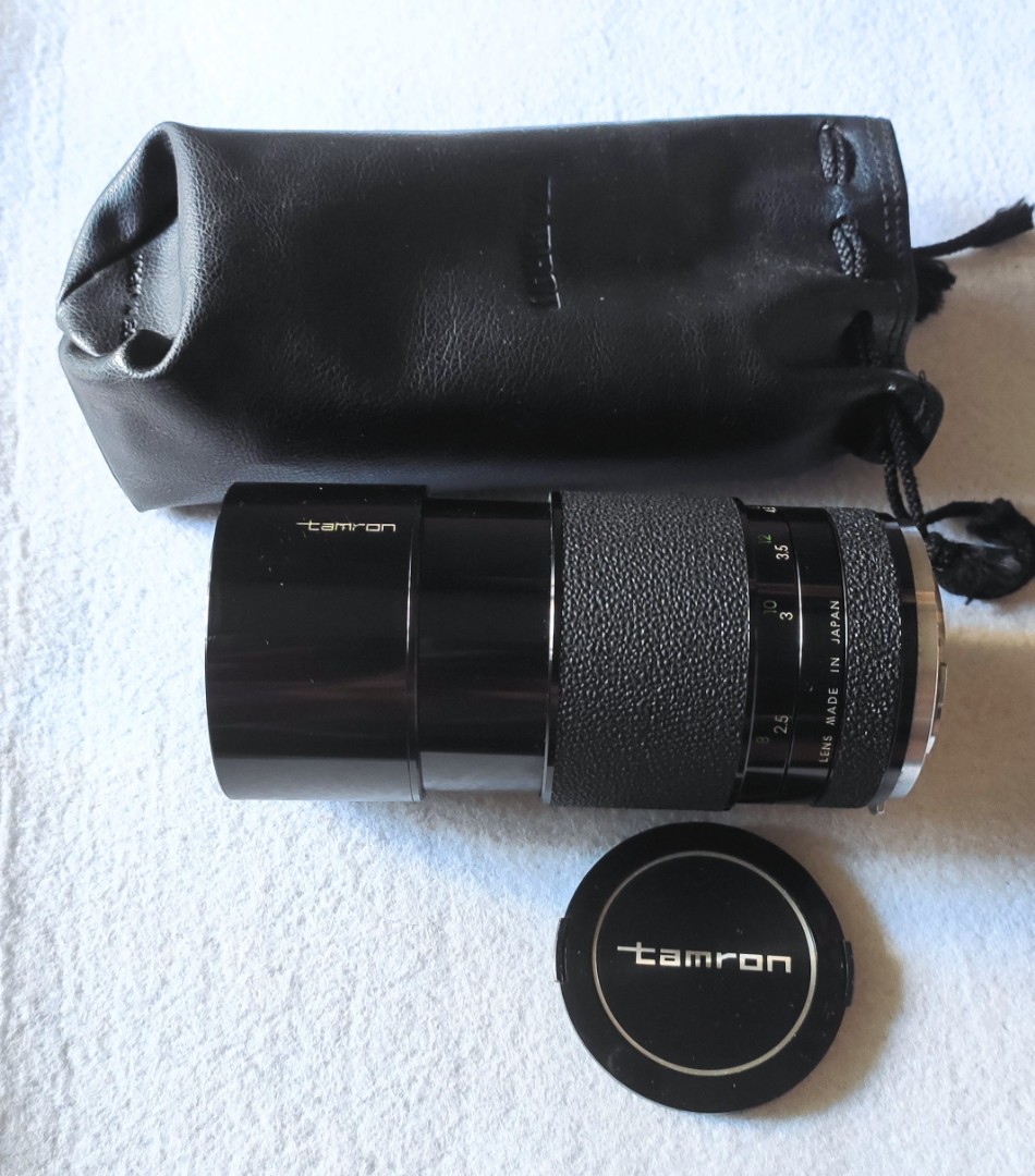 Tamron vintage 200mm f3.5 zoom manual multicoated lens with original ...