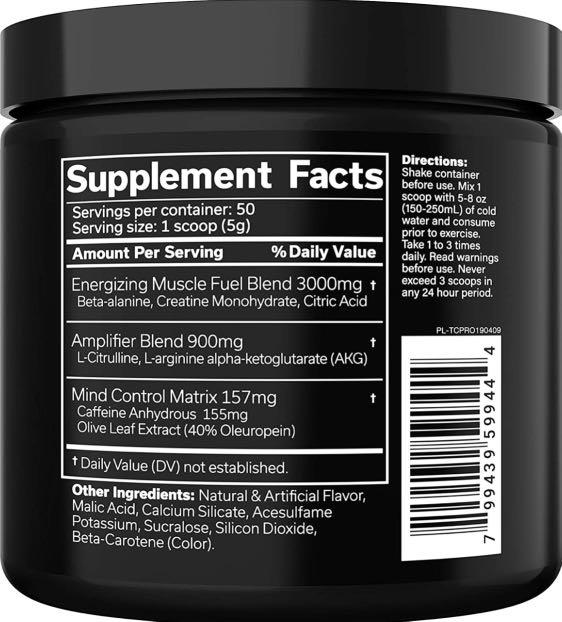 THE CURSE PRE WORKOUT(Peach Ring), Health & Nutrition, Health ...