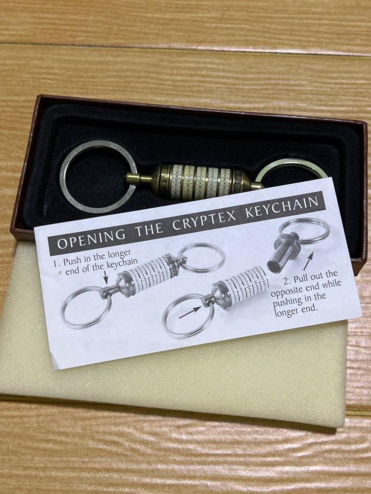 The Da Vinci Code Cryptex Keychain (Limited Edition), Hobbies & Toys ...
