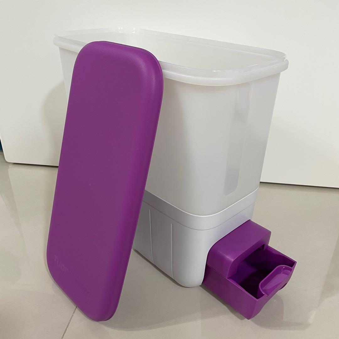 Tupperware Rice Smart Dispenser 10KG, Furniture & Home Living ...