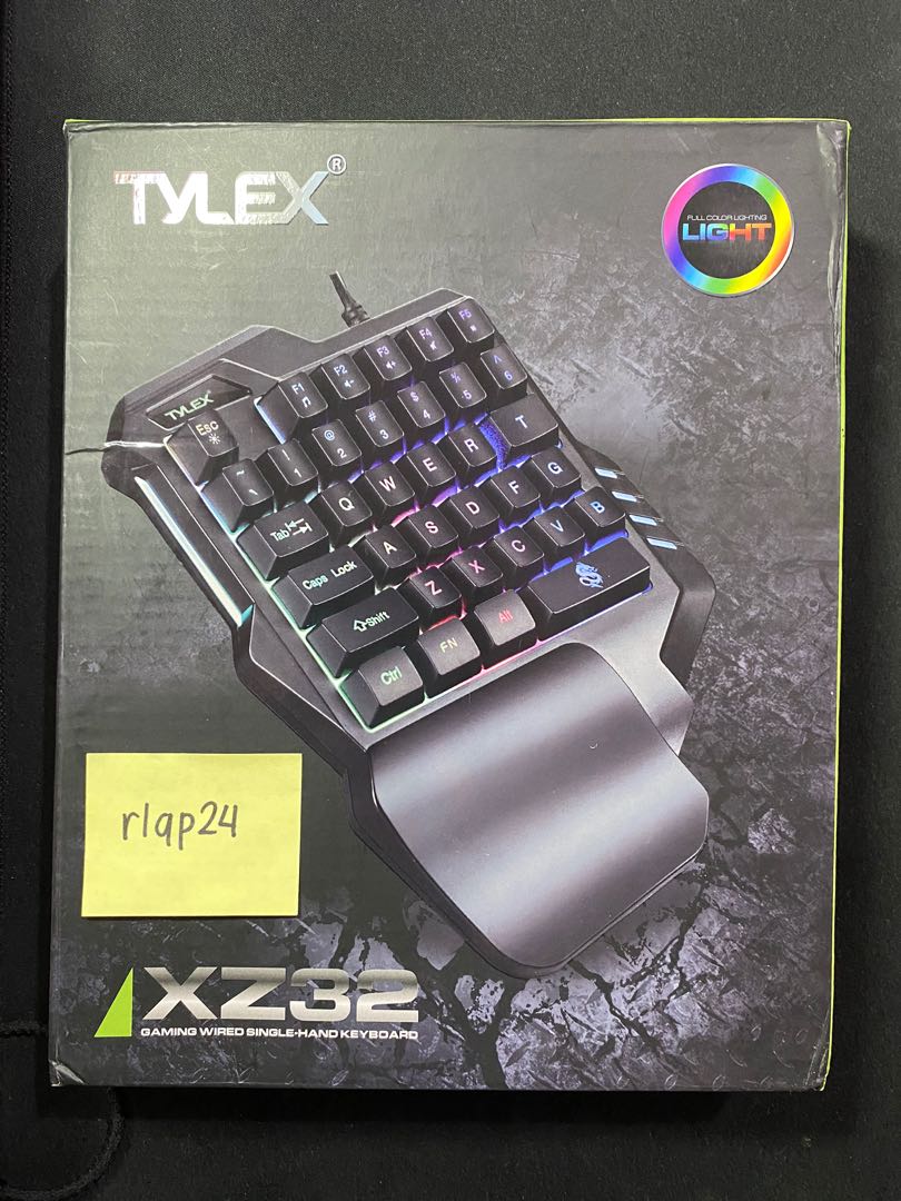 Tylex XZ32 Gaming Wired Single-Hand Keyboard, Computers & Tech, Parts ...