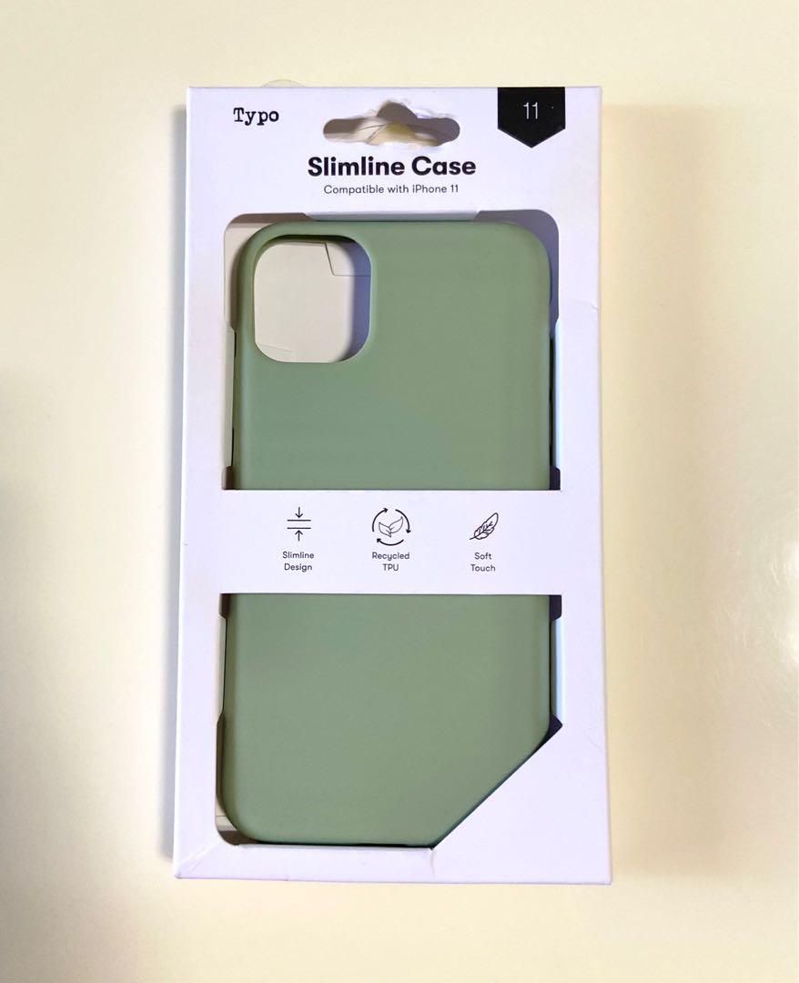 Typo Iphone 11 Slimline Case (Green), Mobile Phones & Gadgets, Mobile ...