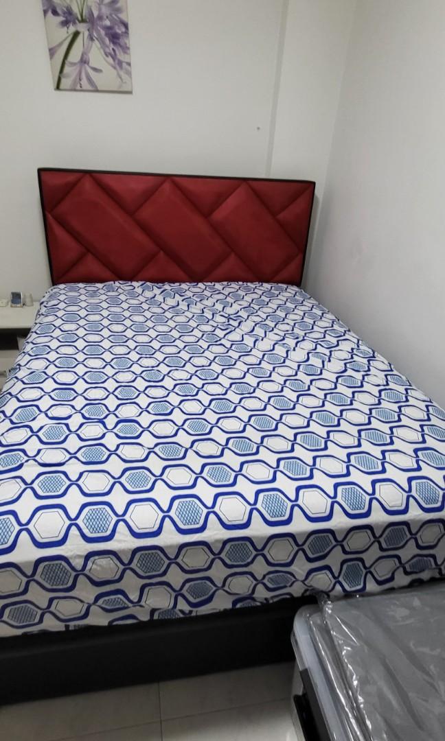 Used Queen Storage Bed Frame, Furniture & Home Living, Furniture, Bed ...