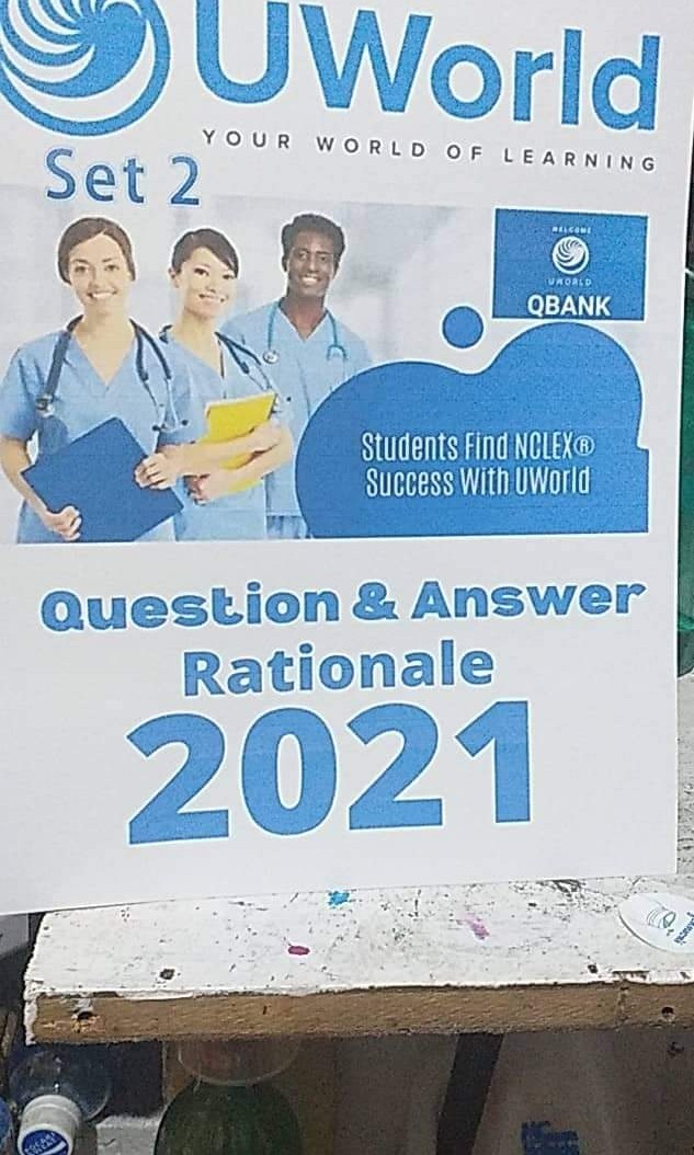 UWORLD QUESTION &ANSWER RATIONALE 2021 SET 2 PHOTOCOPY, Hobbies & Toys ...