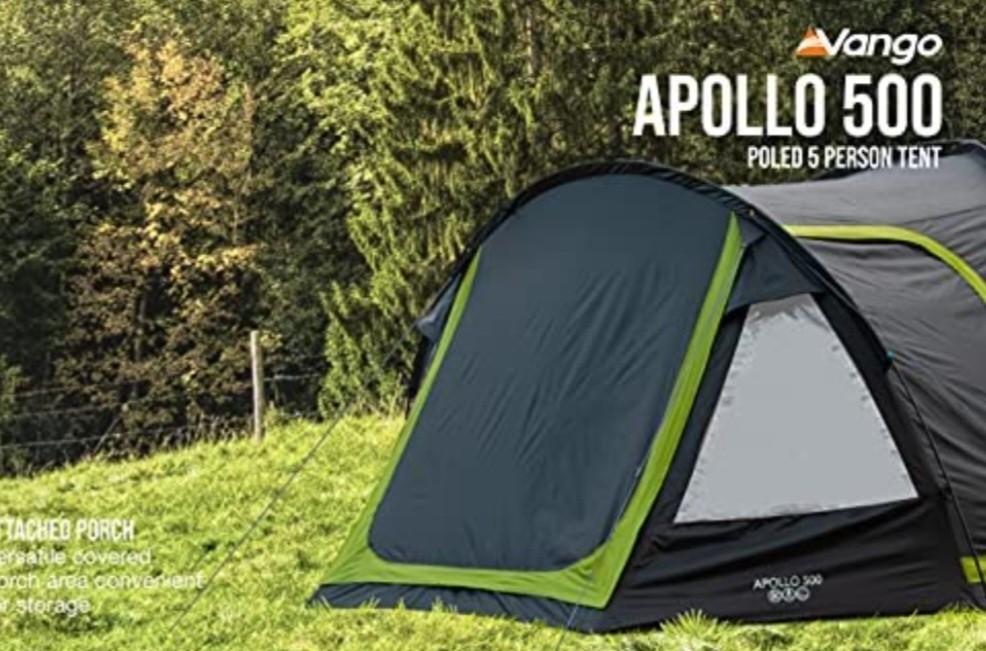 Vango Apollo 500 tent 5 person, Sports Equipment, Hiking & Camping on ...