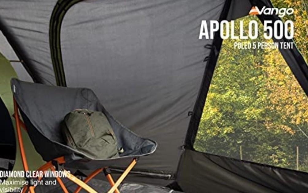 Vango Apollo 500 tent 5 person, Sports Equipment, Hiking & Camping on ...