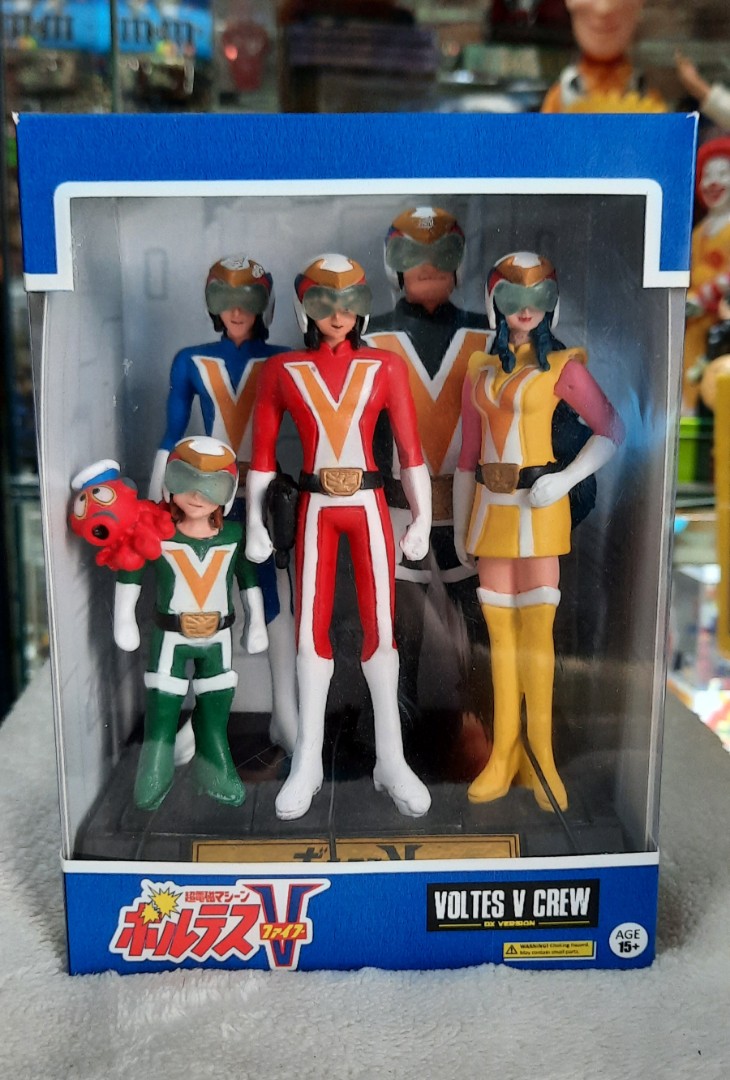 Voltes V Crew Display Collectible Figures, Hobbies & Toys, Toys & Games ...