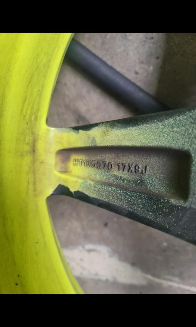 Vossen 17 inch rims 5 Spoke, Car Accessories, Tyres & Rims on Carousell