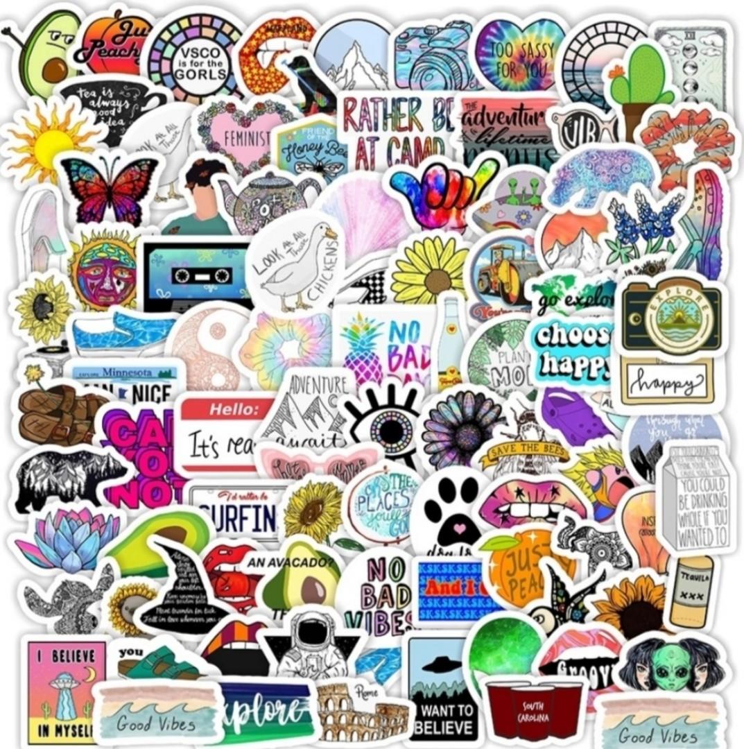 VSCO quotes waterproof PVC stickers, Hobbies & Toys, Stationery & Craft ...