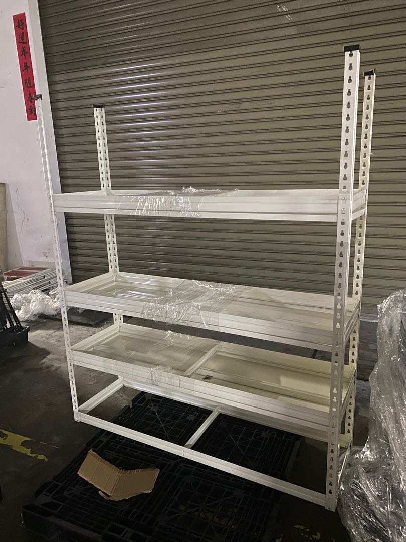 White full Metal Boltless rack, Furniture & Home Living, Furniture ...