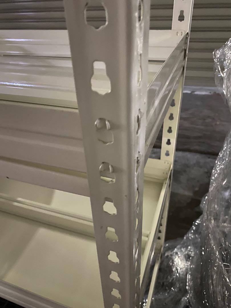 White full Metal Boltless rack, Furniture & Home Living, Furniture ...