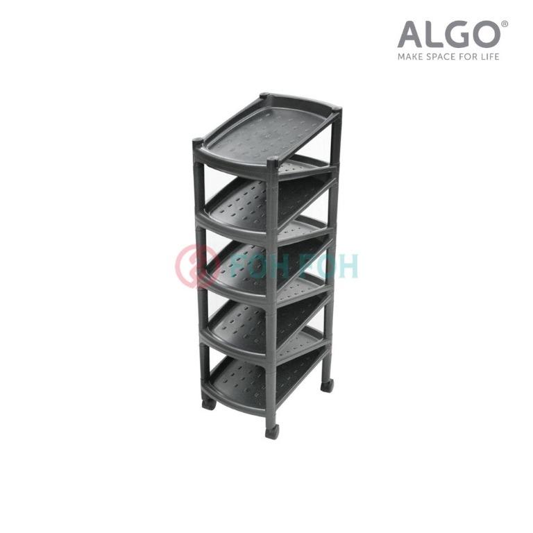 Zig Zag Shoe Rack Shoe Organizer with Wheels, Furniture & Home Living ...