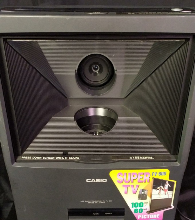 100 Inch Casio FV-600PC Video Projector on Carousell