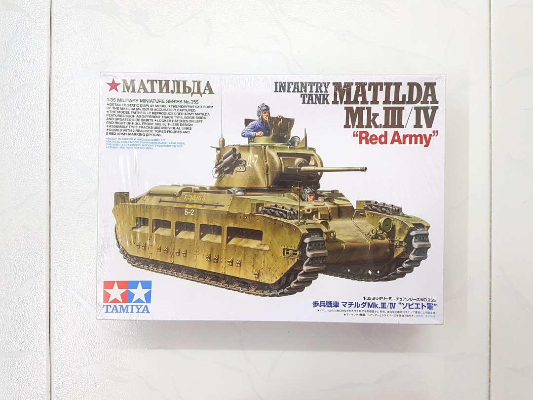 1/35 #35355 Tamiya Russian Infantry Tank Matilda Mk.III/IV "Red Army ...
