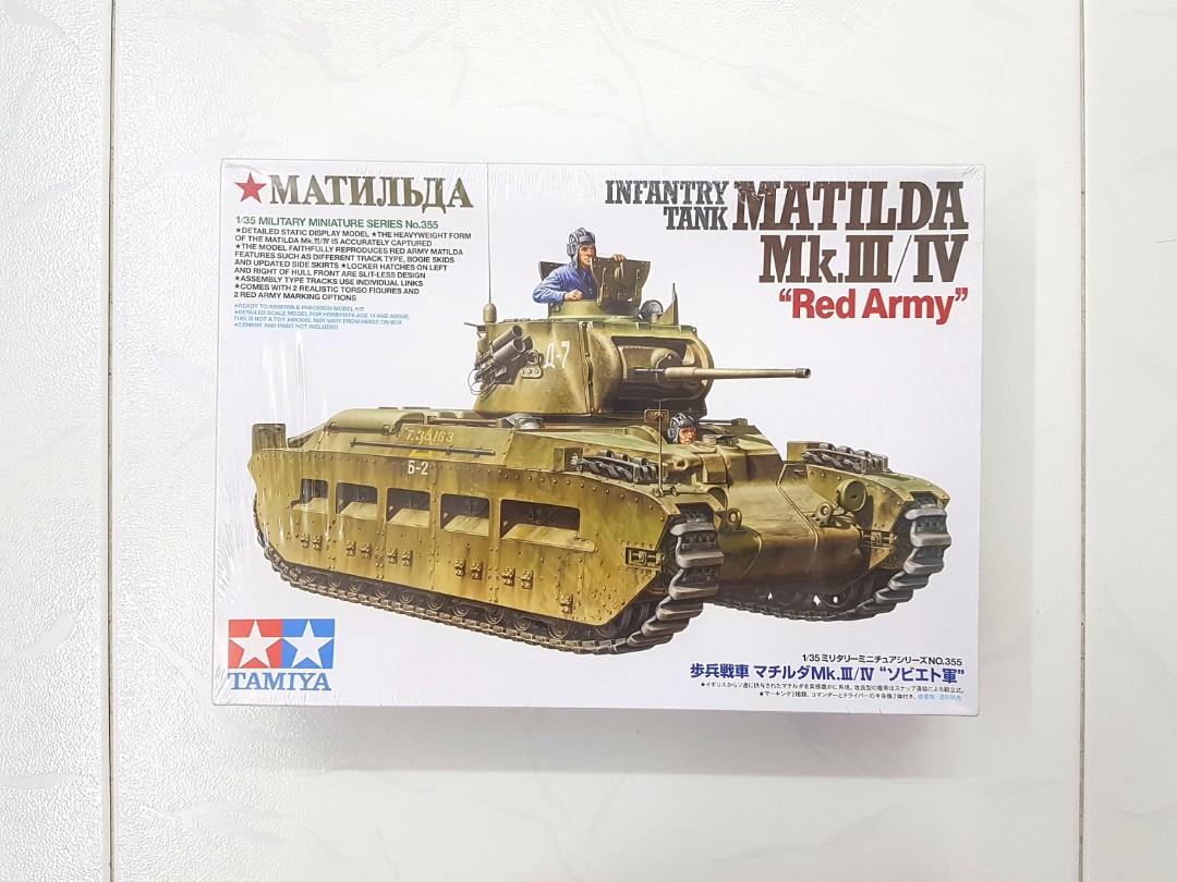 1/35 #35355 Tamiya Russian Infantry Tank Matilda Mk.III/IV "Red Army ...