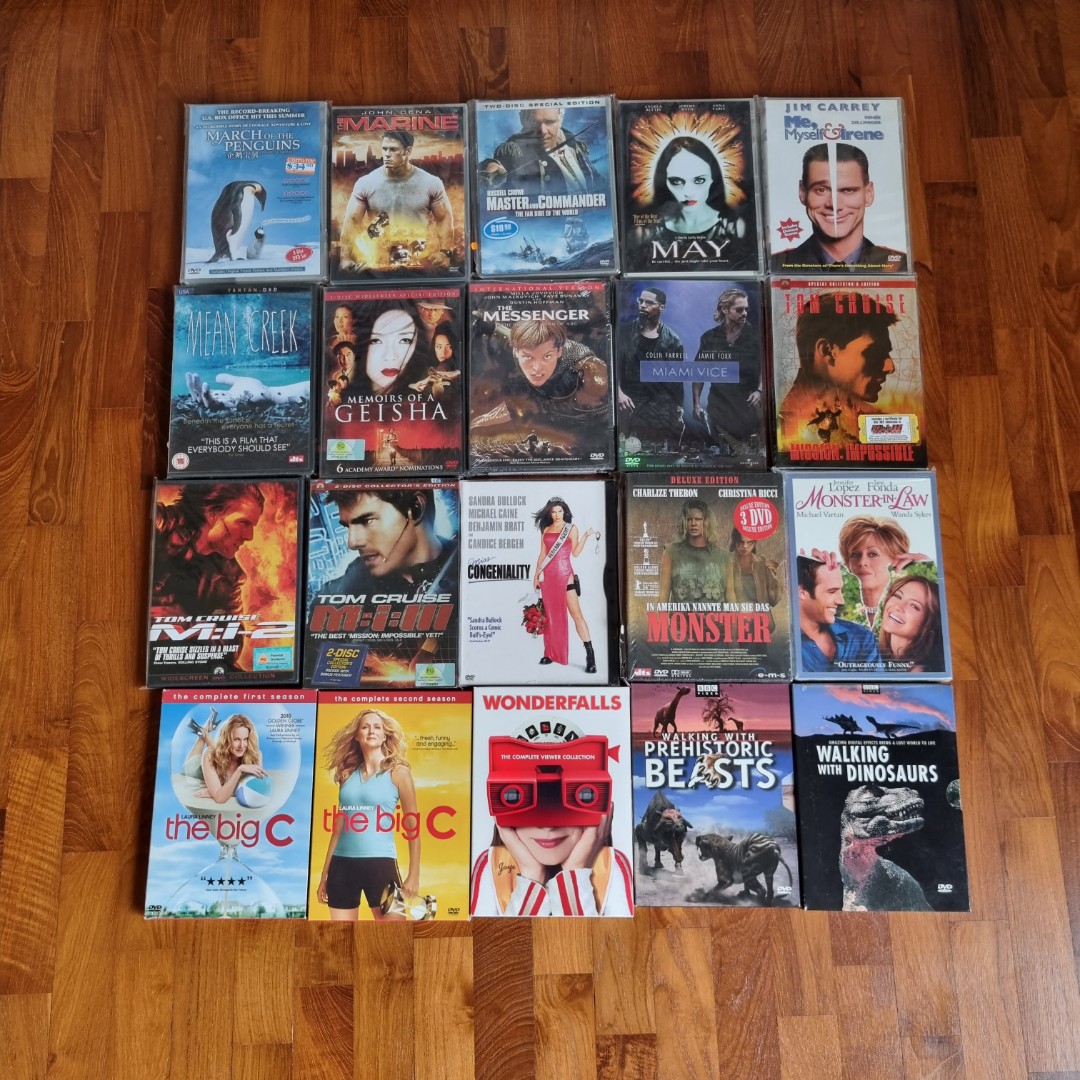 200 DVD titles for SALE - Originals, Code 1 to 4, Star Wars, Spiderman ...