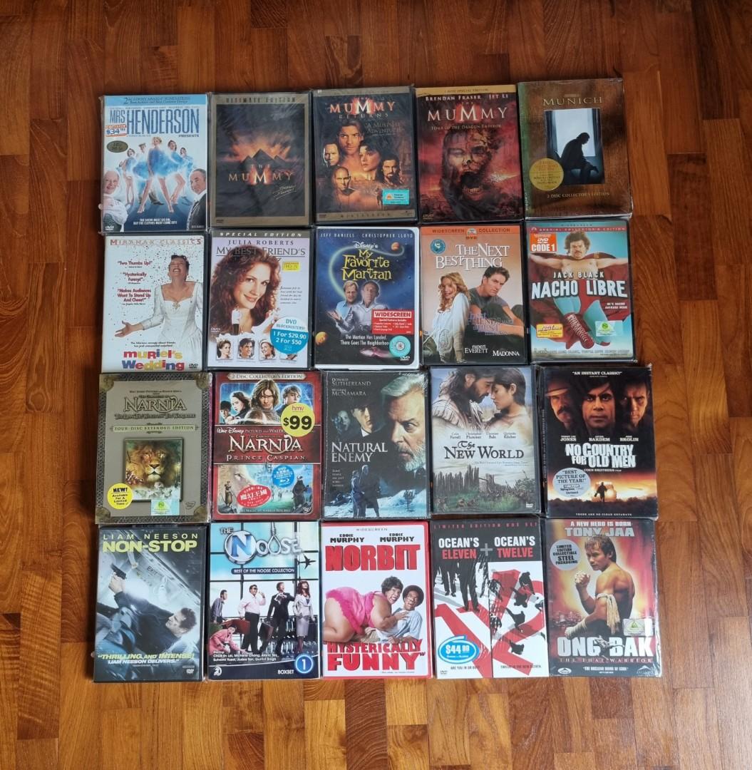 200 DVD titles for SALE - Originals, Code 1 to 4, Star Wars, Spiderman ...
