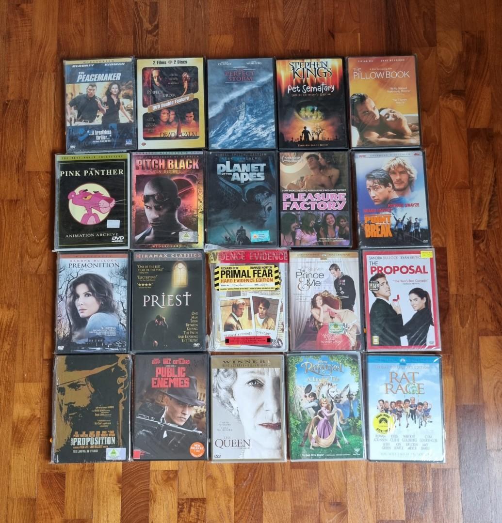 200 DVD titles for SALE - Originals, Code 1 to 4, Star Wars, Spiderman ...
