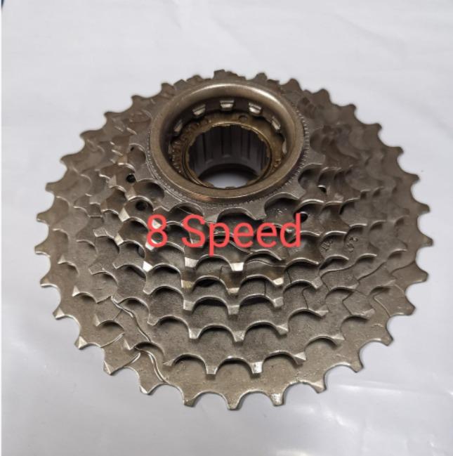 7/8/9 Speed Freewheel Single Speed Freewheel Bicycle threaded Cassette ...